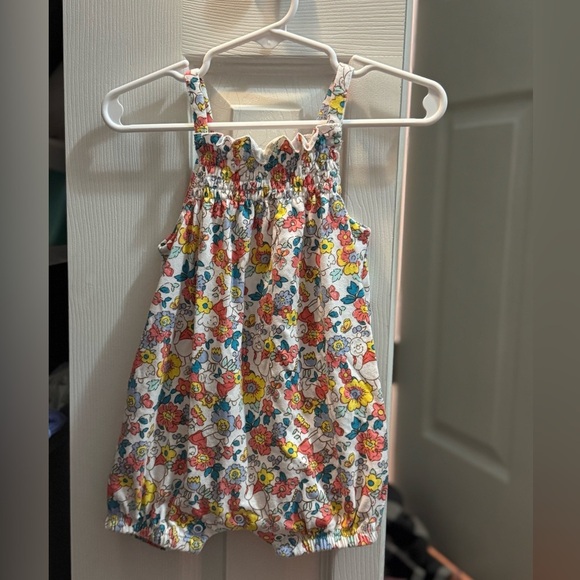 Disney | Other | Floral Winnie The Pooh Romper | Poshmark